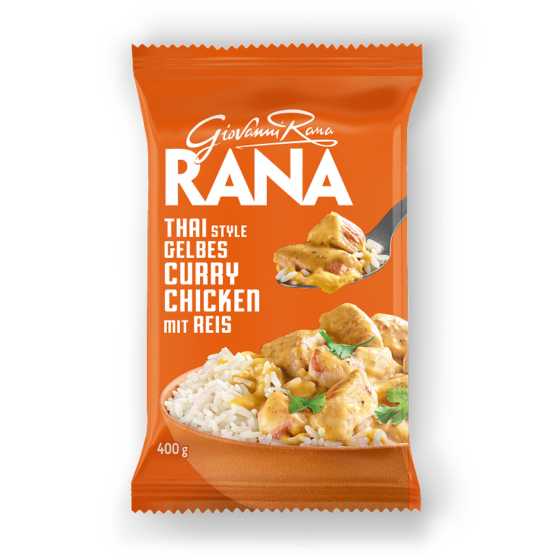 THAI STYLE GELBES CURRY CHICKEN MIT REIS - Giovanni Rana