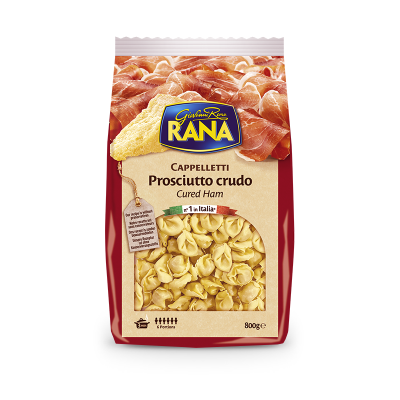 Cappelletti Rauwe Ham 800 g - Giovanni Rana